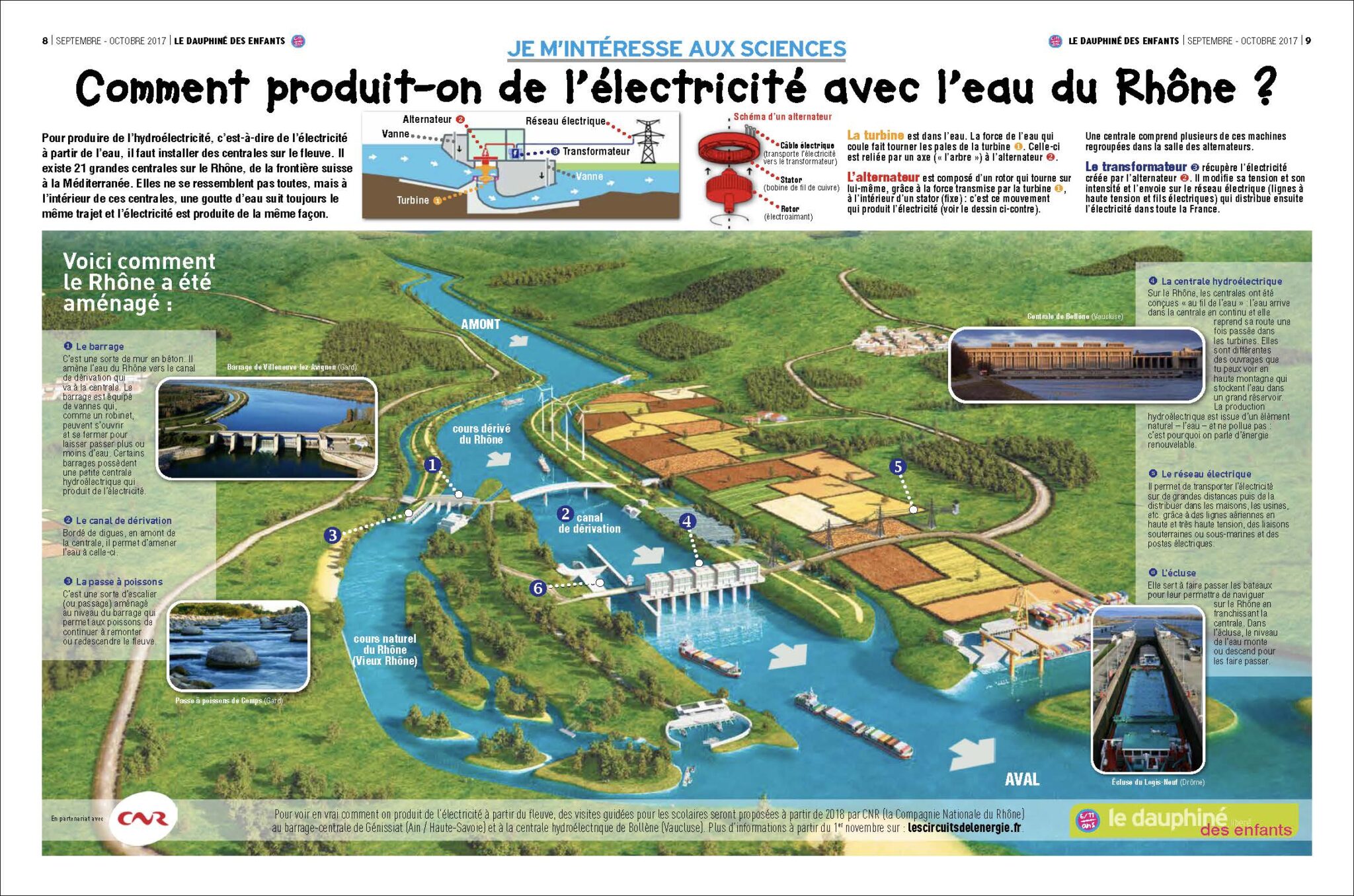 A la source - Comment est aménagé le fleuve Rhône